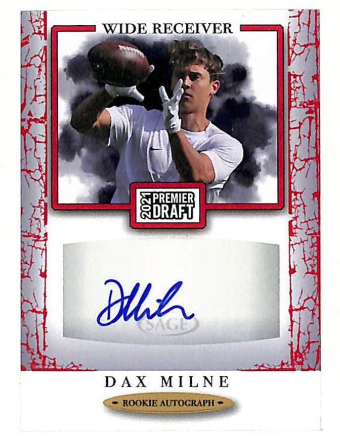 2021 Sage Premier Draft Dax Milne Auto Autograph Rookie Card | eBay