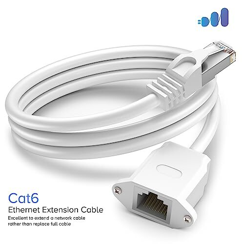 Ethernet Extension Cable Cat 6 Ethernet Cable Extender Internet Cable ...