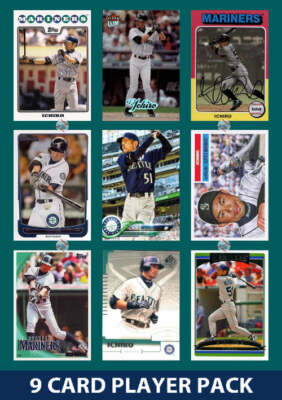 Ichiro Seattle Mariners 9 Card Legend Pack 2025 2024 2023 Topps Bowman ...