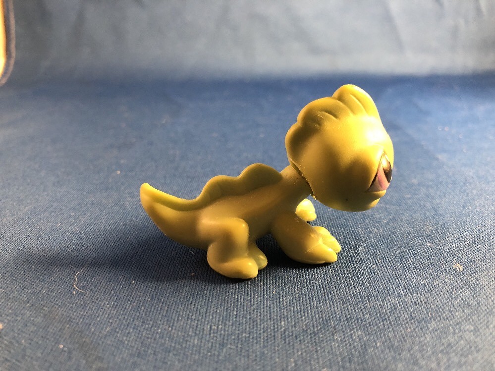 LPS Littlest Pet Shop #374 Green Lizard With Purple Eyes | eBay