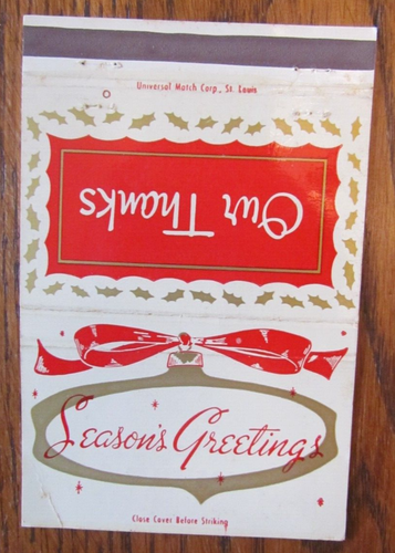 40 STRIKE MATCHBOOK COVER: FIRST NATIONAL BANK PAULSBORO, NEW JERSEY ...