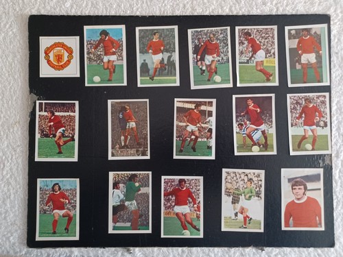 Football Cards - MANCHESTER UNITED x 16 - FKS Soccer 1971-72 - Removed ...