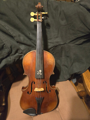 old GYPSY violin 1890 - 1900 inlaid mother of pearl fancy | eBay
