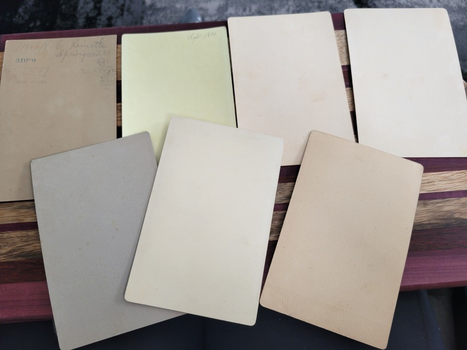 Smith Shelby O. Weatherby Cabinet Card Lot of 8 Sepia Portraits 1850 ...