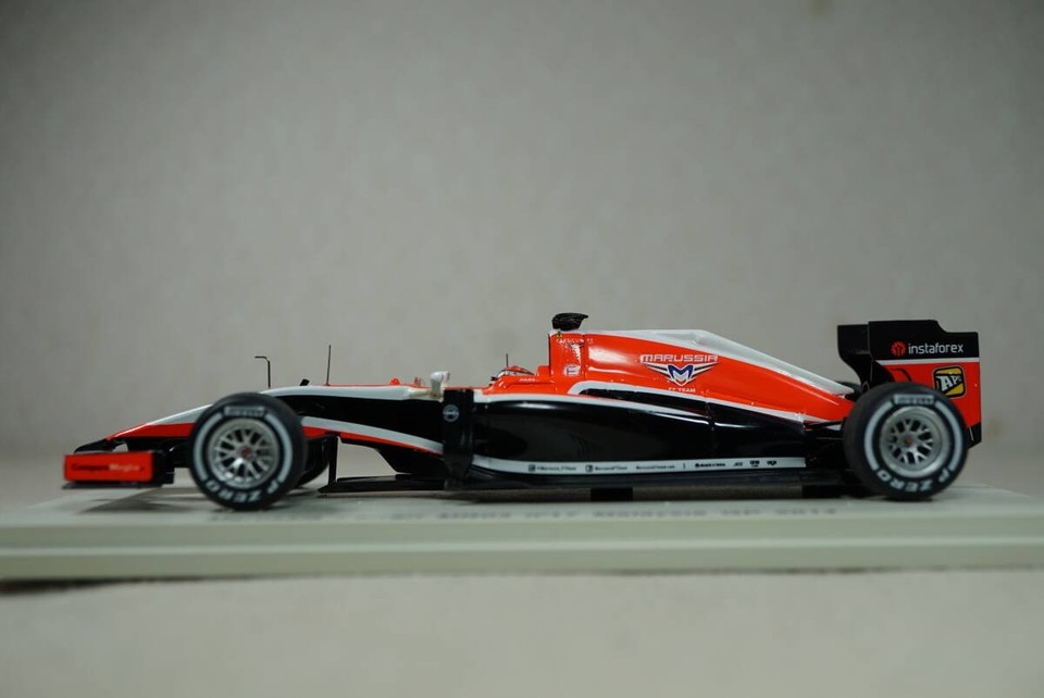 1/43 Bianchi spark Marussia MR03 Ferrari #17 Jules Bianchi Malaysia GP ...