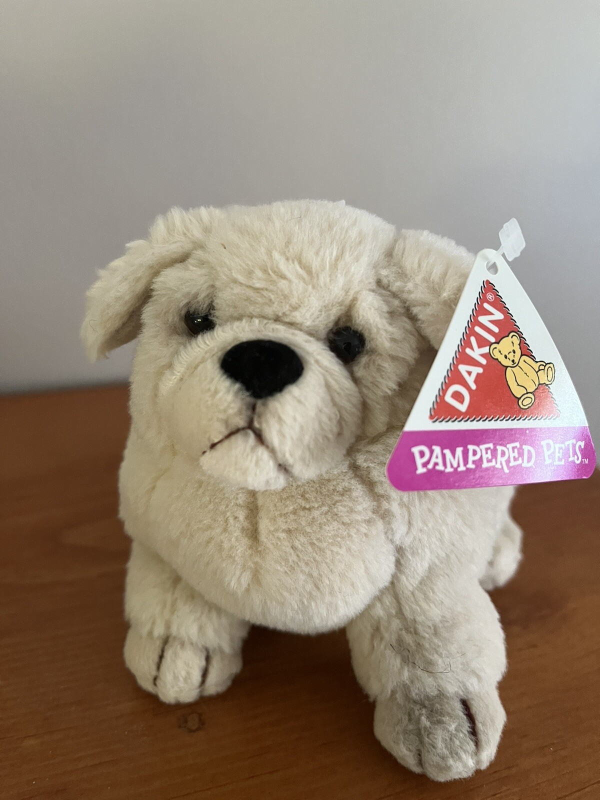 Dakin Puppy Dog Plush Cream Applause Pudgie Pekingese Pampered Pets New ...