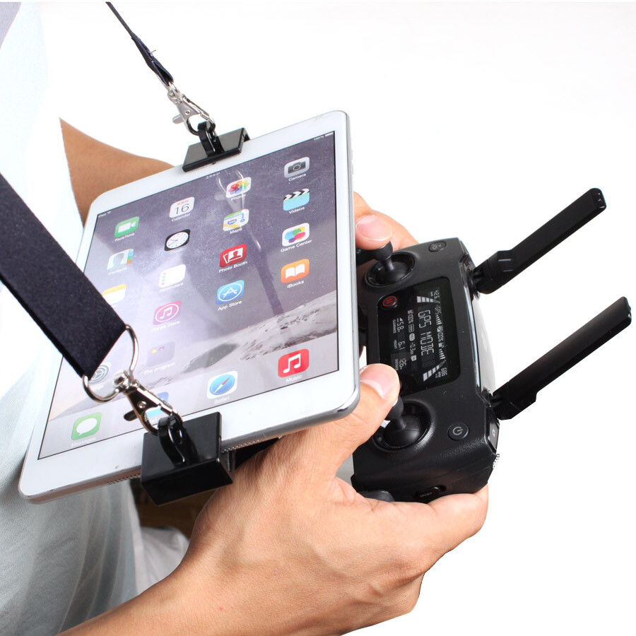Dual Hook Support Tablet Bracket Remote Controller Clip for DJI SPAR ...