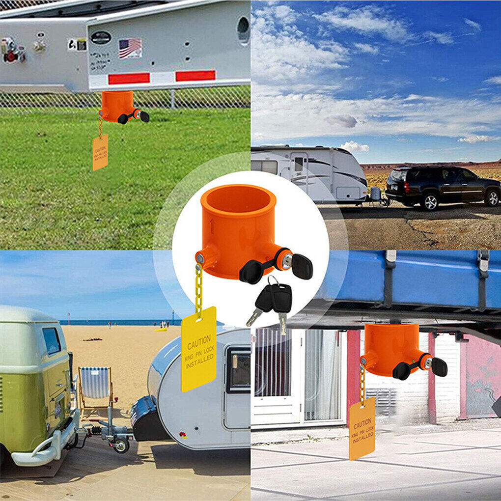 Anti Theft Lock Heavy-Duty Trailer RV 5th Wheel Camper Trailer Theft ...