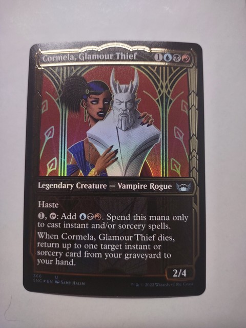 MTG Cormela, Glamour Thief Streets of New Capenna 366 Foil Uncommon for ...