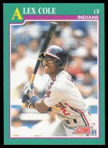 1991 Score 555 Alex Cole Cleveland Indians | eBay