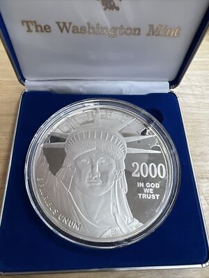 2000 Washington Mint 4 oz .999 Fine Silver Liberty And Eagle | eBay