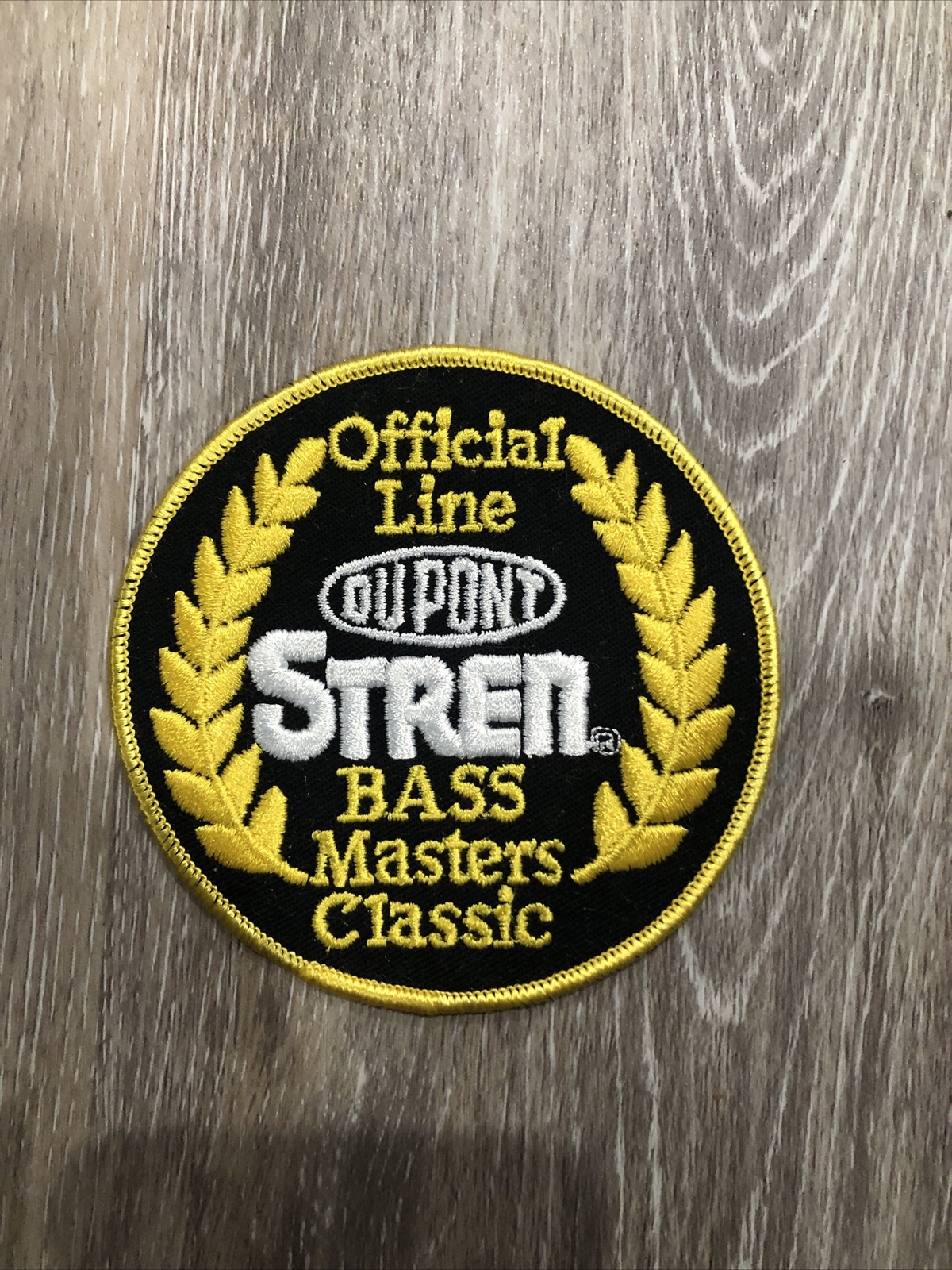 vintage stren dupont fishing line patch bassmasters classic | eBay