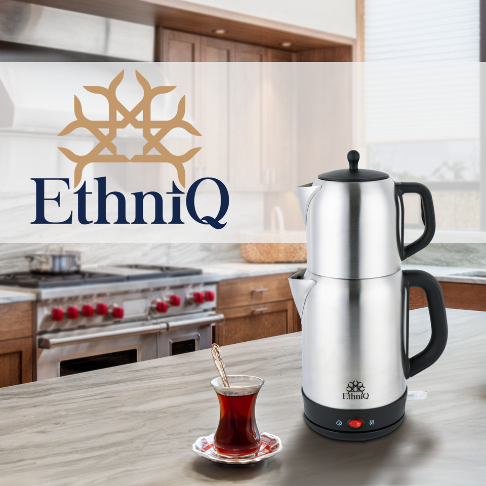 Ethniq TeaVibe Electric Turkish Tea Maker - Stainless Steel 120V | eBay