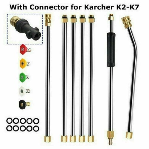For Karcher K2-K7 Pressure Washer Gun-Extension Rod-Lance with Adapter ...