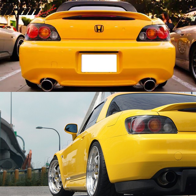 01-03 S2000 Ap2 2dr ABS Trunk Spoiler Wing Painted Spa Yellow Pearl ...