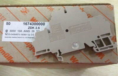 100pcs Weidmuller ZDK 2.5 Double-layer Terminal Spring Terminal ...