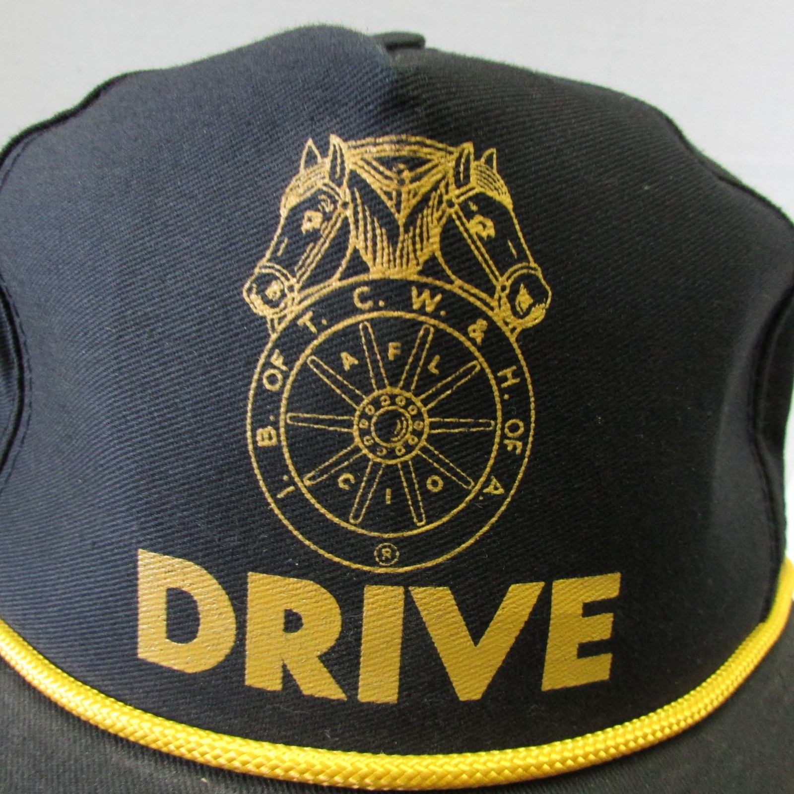 B of TCW & H of A Teamster Drive AFL CIO Snapback Hat Cap Pro Fit USA ...