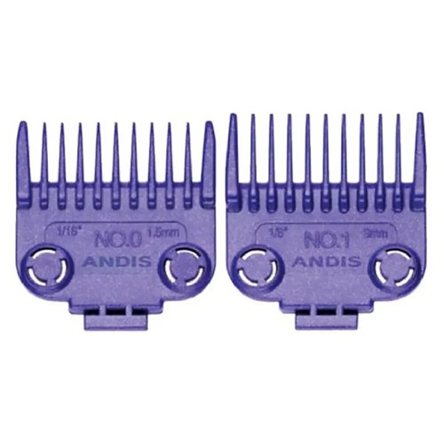 Andis Dual Magnet Comb Set #0 #1 MLC ML Master Clipper 561002 Barber ...