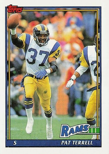 1991 Topps Pat Terrell Los Angeles Rams #539 | eBay