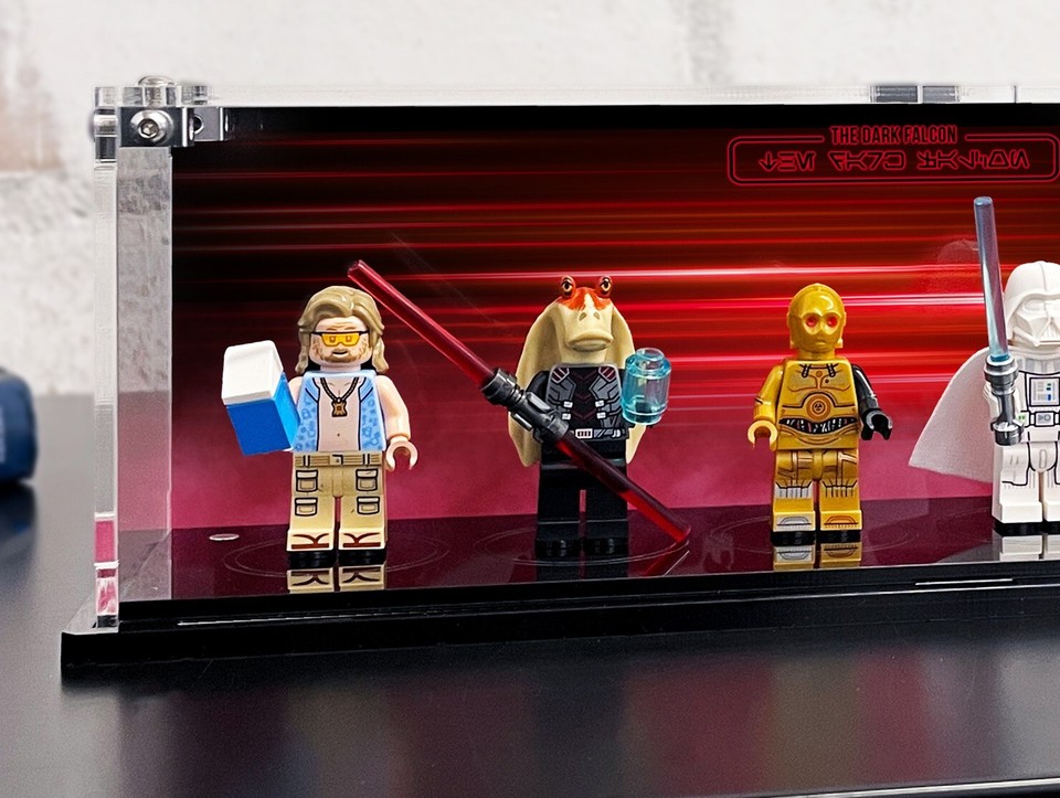 BRIXBOX Display case for LEGO® Star Wars The Dark Falcon Minifigures ...