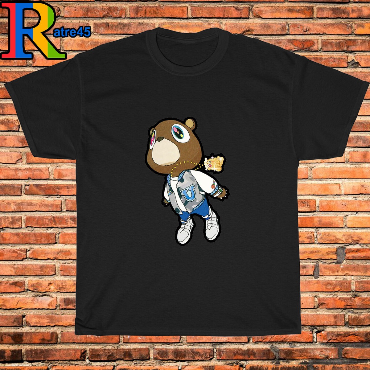 Kanye West Teddy Bear Logo 3D Model Kanye West Bear Graduation Cartoon