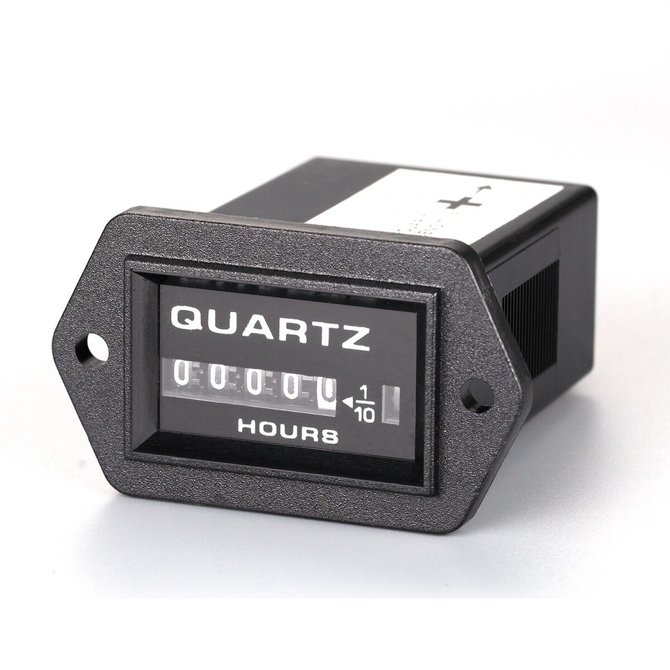 Hour Meter For Car Marine Boat Tractor Motorcycle Outboard Engine DC12V ...