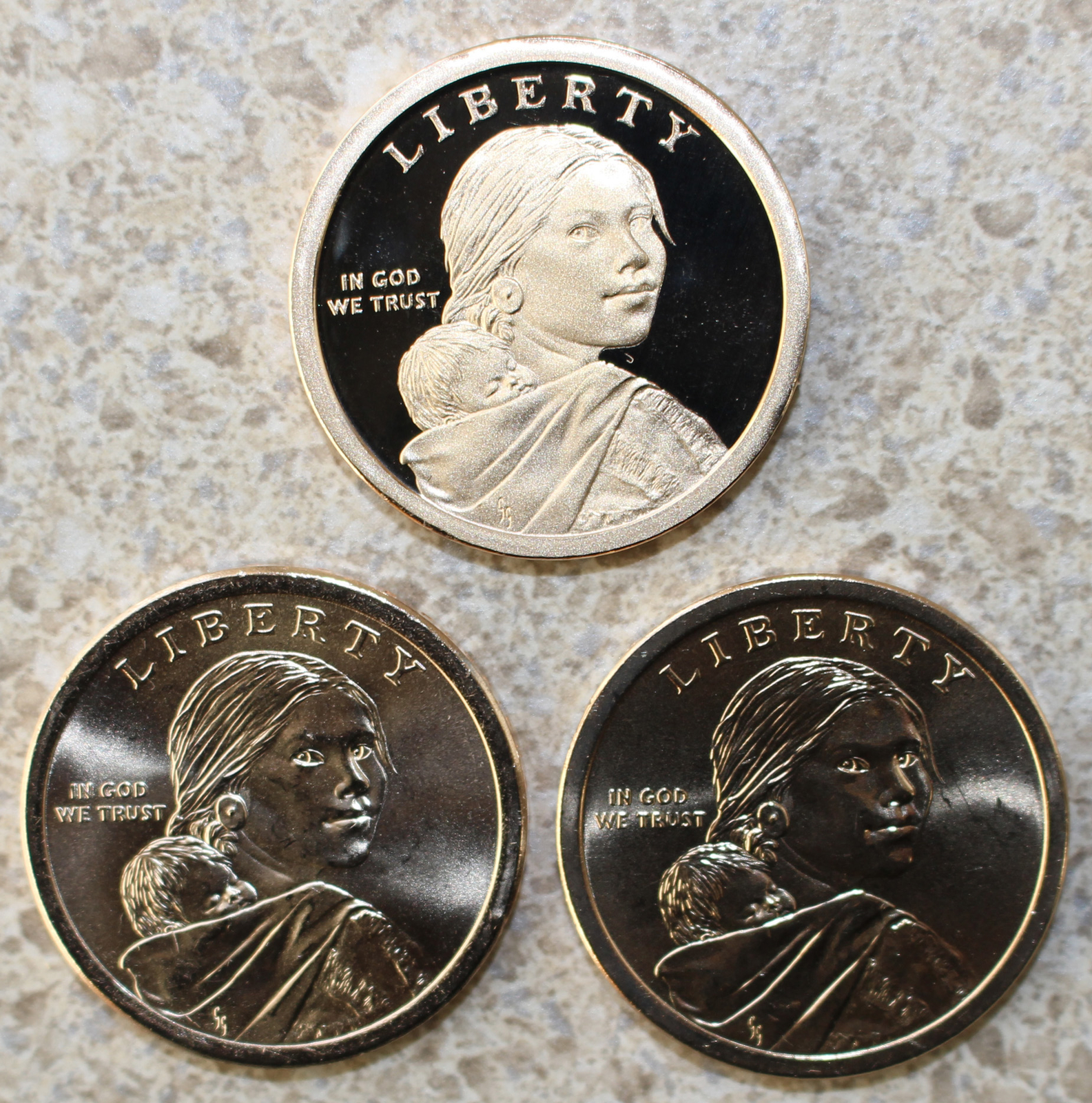 2018 PDS Sacagawea Dollar Native American BU + Proof Golden Jim Thorpe ...