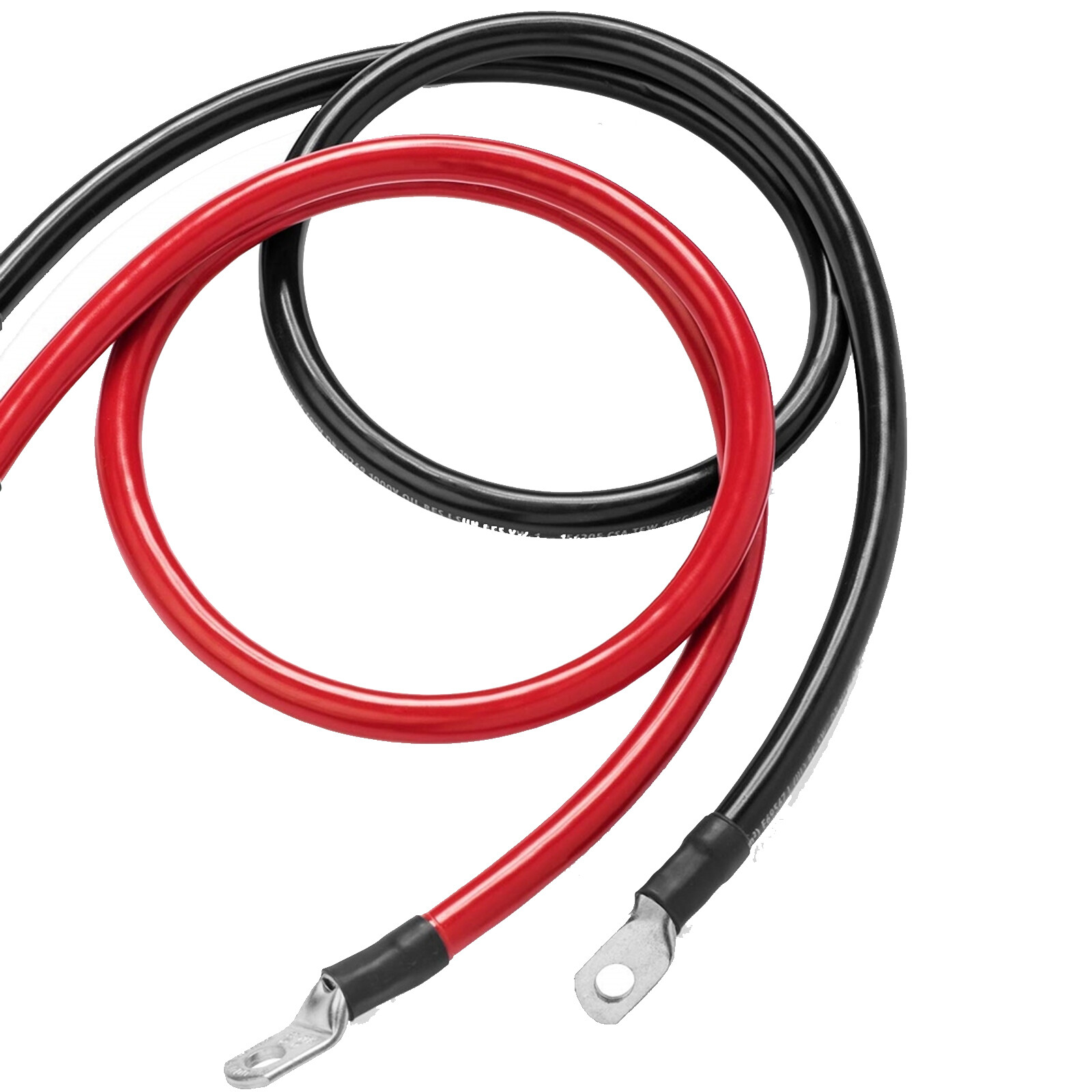 Battery Cable Red and Black Auto Battery Leads Extreme Copper Terminal ...