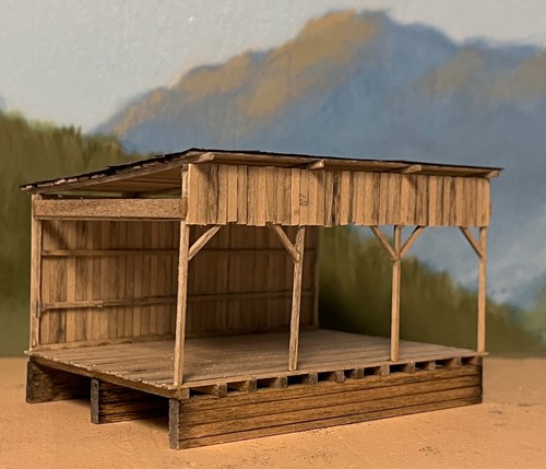 PRO BUILT HO HOn3 HOn30 Fine Scale Miniatures fsm weatered SHED board ...