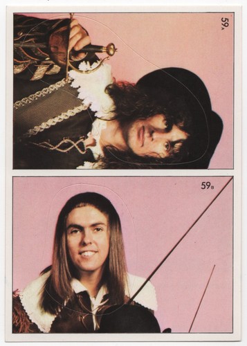 Slade Card Panini Pop Stars Sticker 1975 Mini-Poster #59 Vintage Glam ...
