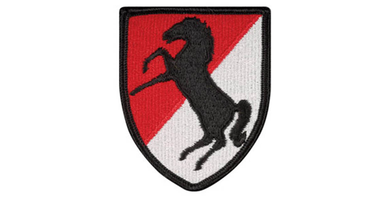 United States Army 11th Cavalry Division Patch Iron On Patch USA ...