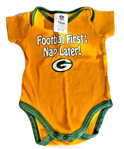 NFL Green Bay Packers Baby Short Sleeve One Piece Size 0-3 Months T ...