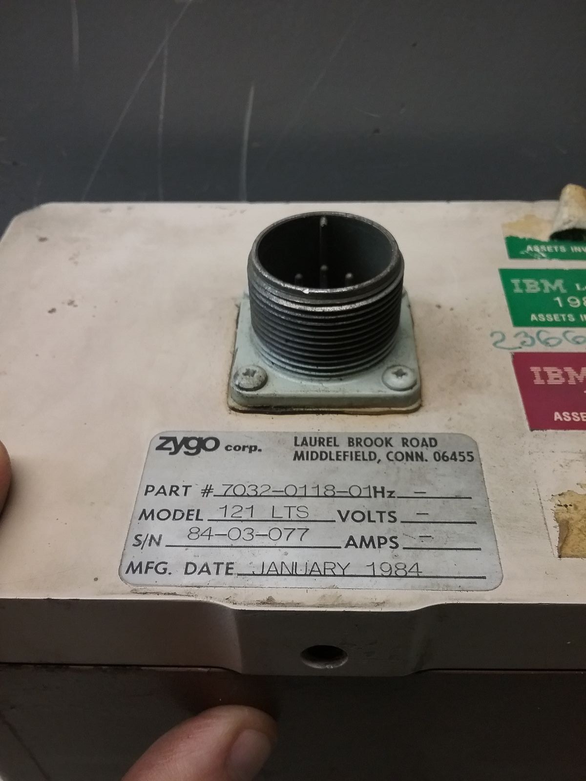 ZYGO CORP. LASER TELEMETRIC SYSTEM_121 LTS_121LTS_7032-0118-01 | eBay