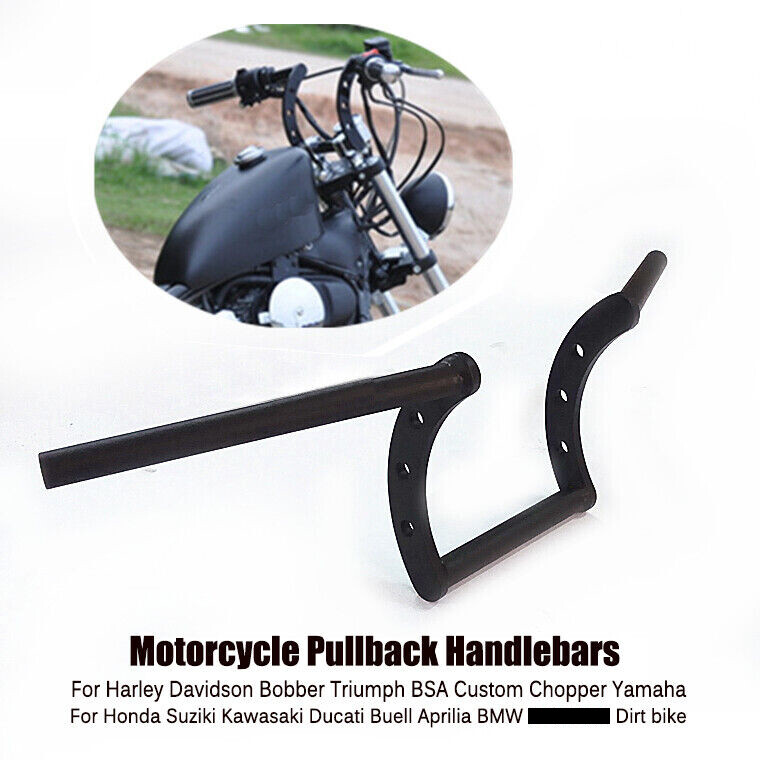 Yamaha Handlebar Pull Back 8in. Pullback Two Piece Riser Kit