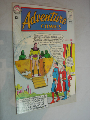 Adventure Comics #314 VF Legion of Super-Heroes three greatest villains ...