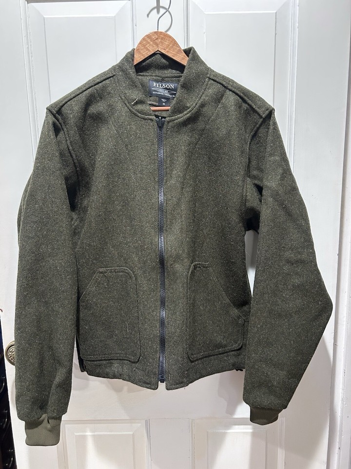 Filson Tin Cloth Packer Coat with Detachable Wool Jacket Liner | eBay