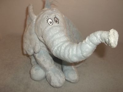 Dr Seuss Horton Elephant Poseable Trunk Super Soft Plush Doll | eBay