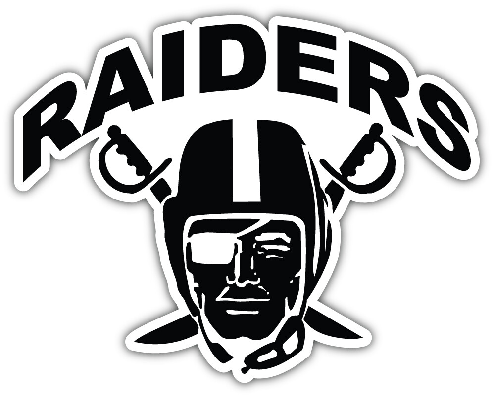 Oakland Raiders NFL Sport Car Bumper Sticker Decal "SIZES'' | eBay