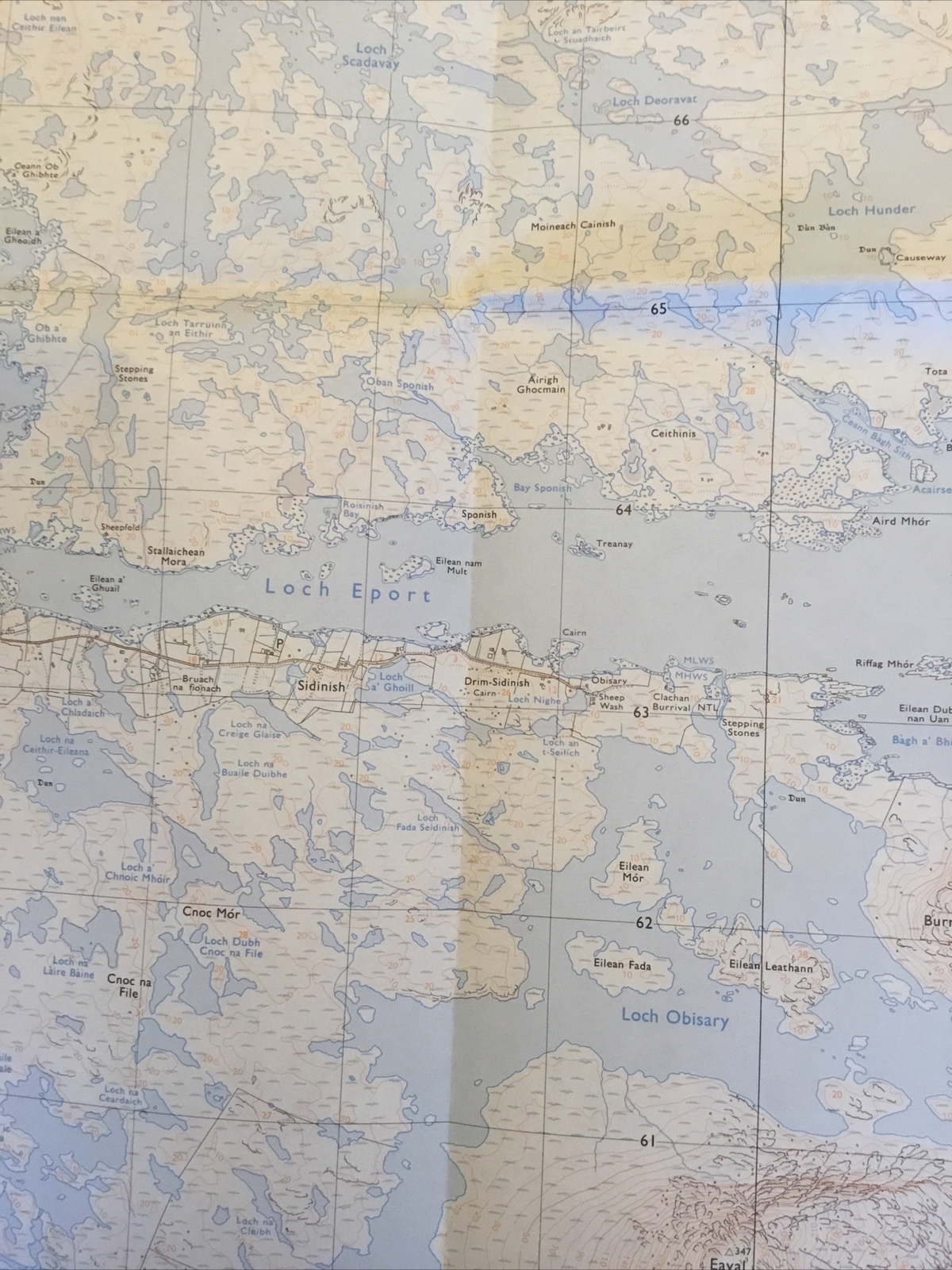 1991 Ordnance Survey Pathfinder Map 136 (NF 86/96) Loch Eport (incl ...