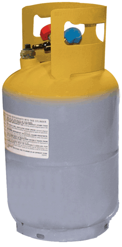 Mastercool 62011-LH 1234YF DOT-Approved Recovery Tank w/Float Switch ...