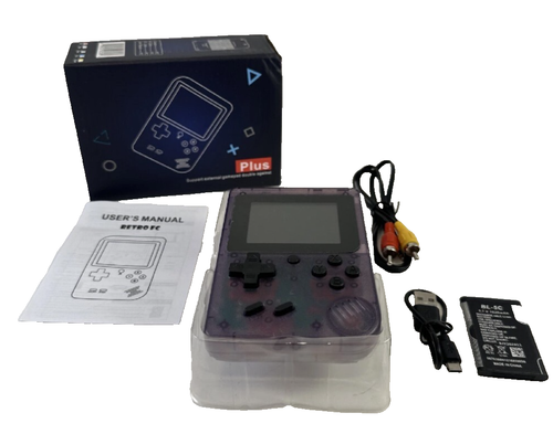 Game Box Plus Handheld Console – Retro Gaming System w/ Preloaded Games ...