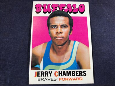 Z3-94 BASKETBALL CARD - JERRY CHAMBERS MILWAUKEE BRAVE - 1971 TOPPS ...