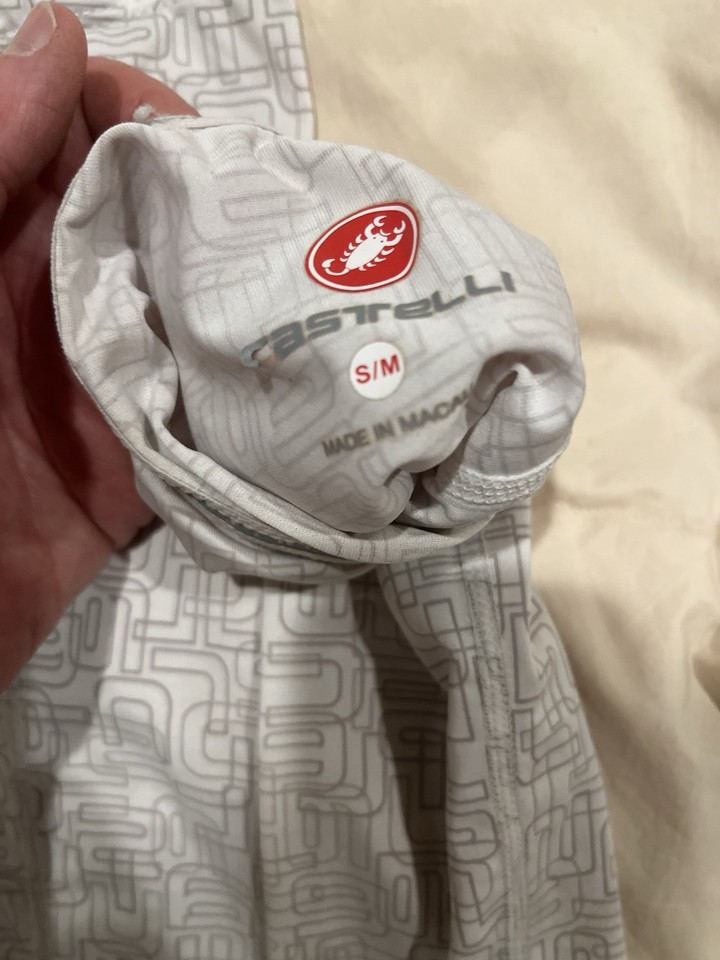 Castelli White UPF 50 Sun sleeves Sublimated Print S/M | eBay