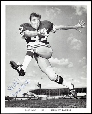Doug Hart Packers Football Signed 8 x 10" Team Issue Photo Auto (no COA ...