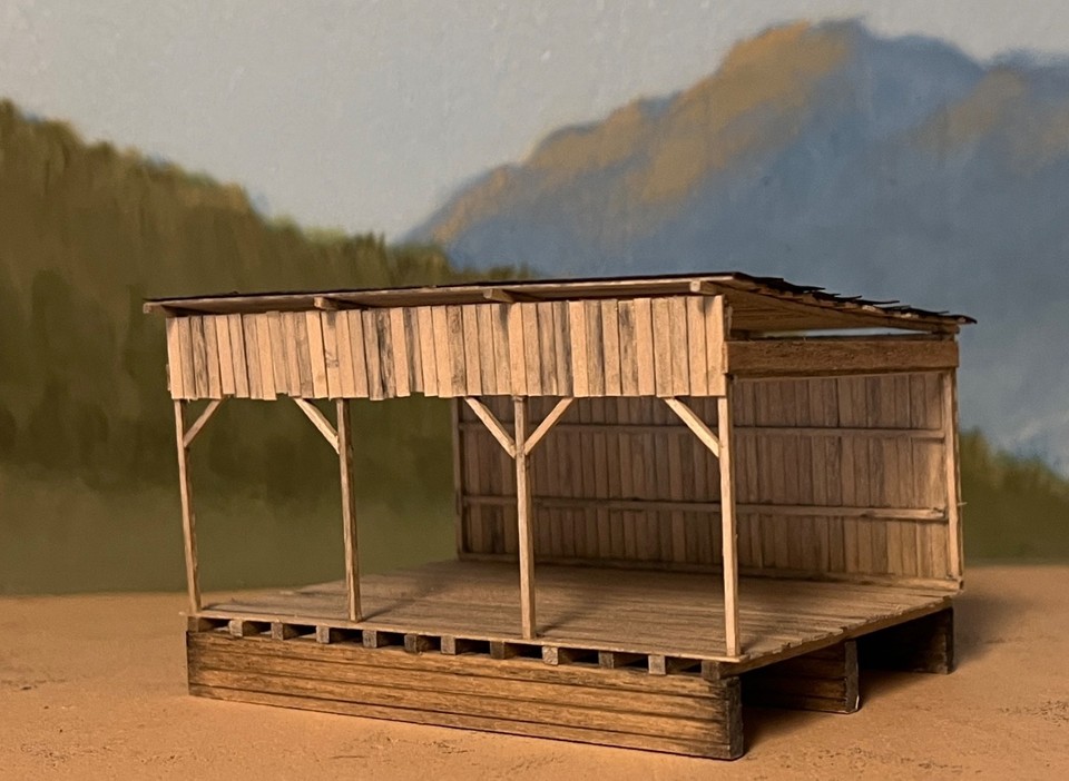PRO BUILT HO HOn3 HOn30 Fine Scale Miniatures fsm weatered SHED board ...