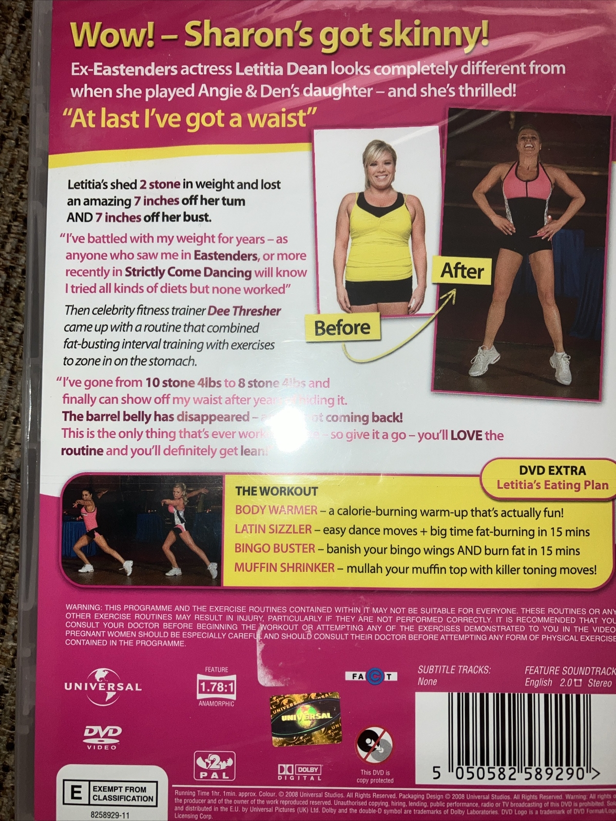 Letitia Dean - Lean Routine (DVD, 2008) for sale online | eBay UK