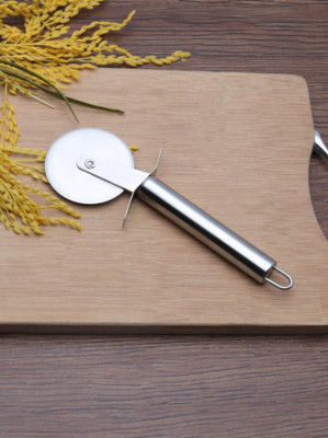 1pc Stainless Steel Pizza Rolling Cutter, Minimalist Pizza Cutter For ...