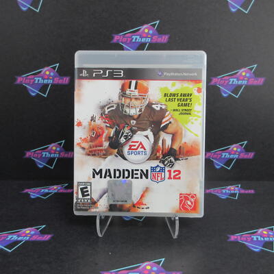 Madden NFL 12 PS3 PlayStation 3 - Complete CIB | eBay