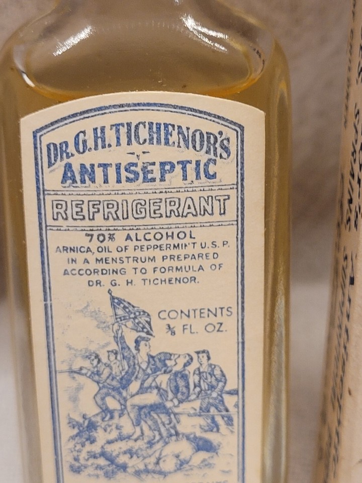 OLD SOUTHERN DR. G. H. TICHENOR'S UNUSUAL ORIGINAL LABEL & BOX AWESOME ...