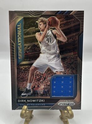 DIRK NOWITZKI 2020-21 PANINI PRIZM SENSATIONAL PATCH GAME USED Q1728 | eBay